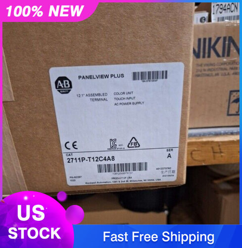 Allen Bradley 2711P-T12C4A8 Film HMI PanelView Plus 6 1250 Touch Color ...