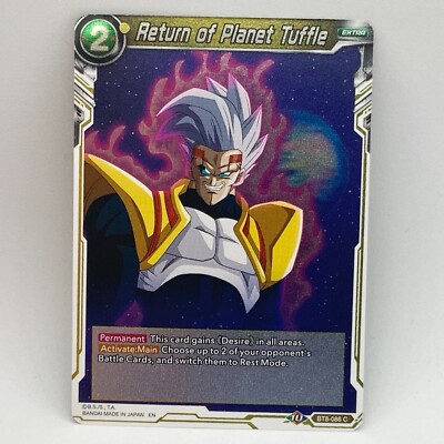 Return Of Planet Tuffle - BT8-086 Foil - Dragon Ball Super Card - NM ...