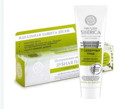 Natural Siberian Anti-Bleeding Toothpaste "7 Northern Herbs", Natura ...