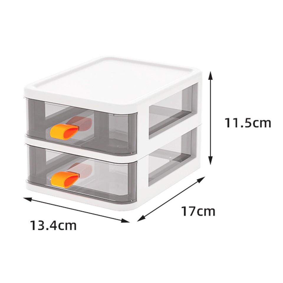 2-3-4 Drawer Mini Desk Storage Box Home Office Tidy Stationary Craft ...