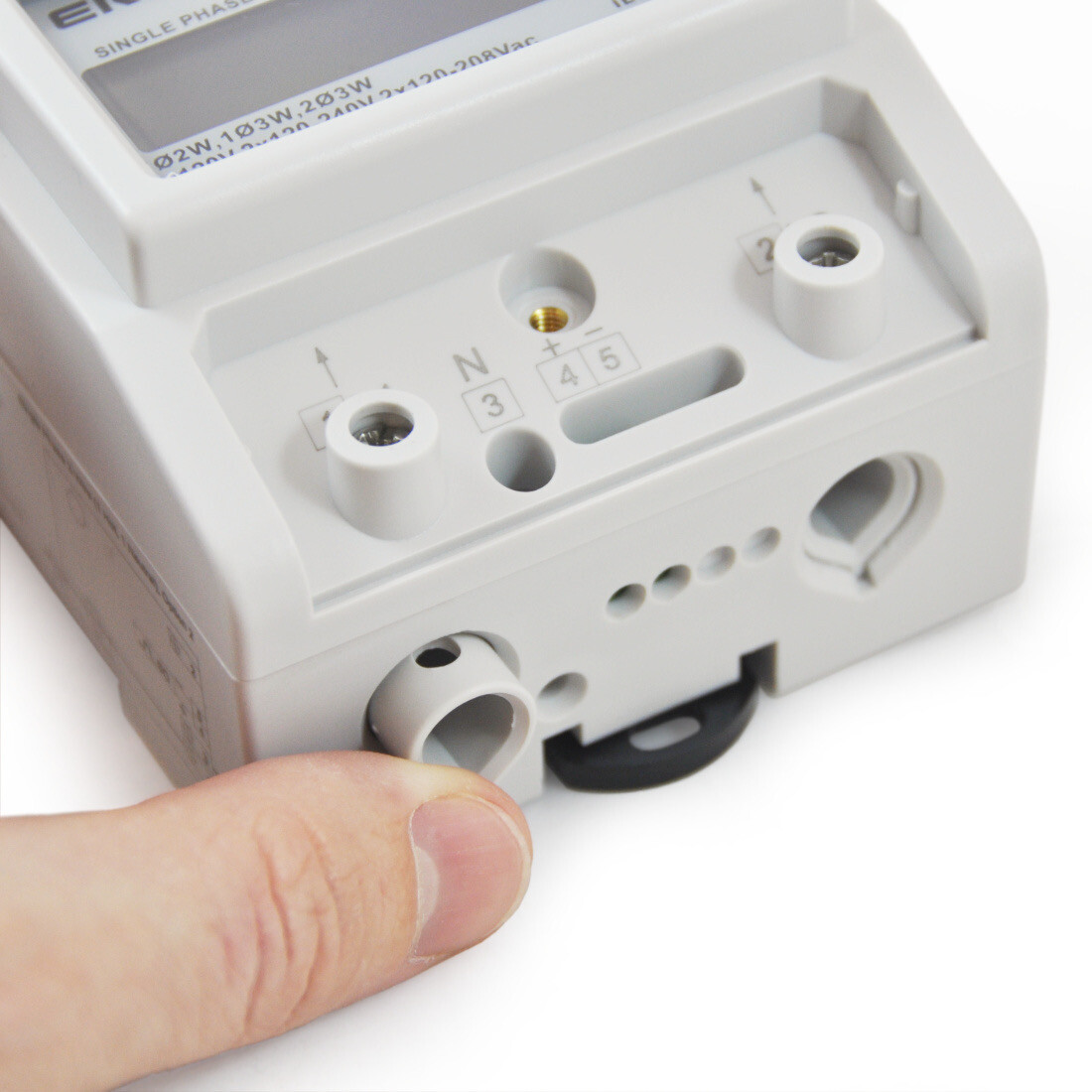 Universal Single Phase kWh Meter, 2-Wire or 3-Wire, 120V or 120/240 ...