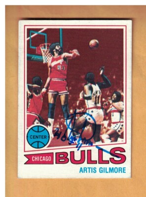 ARTIS GILMORE AUTOGRAPHED 1977-78 TOPPS BASKETBALL CARD SIGNED #115 ...