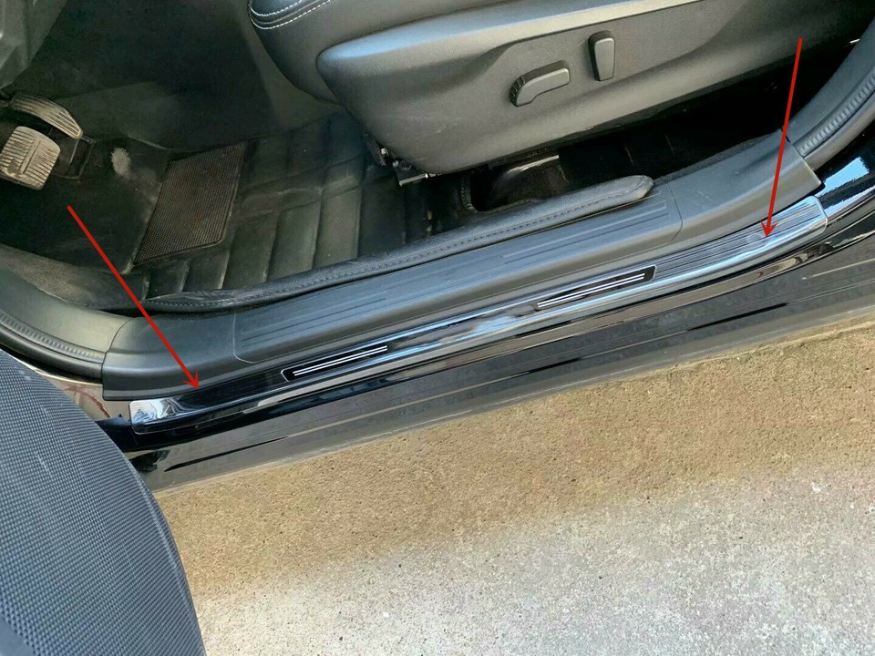 For Subaru Forester Accessories Door Sill Protector Cover Scuff Plate ...