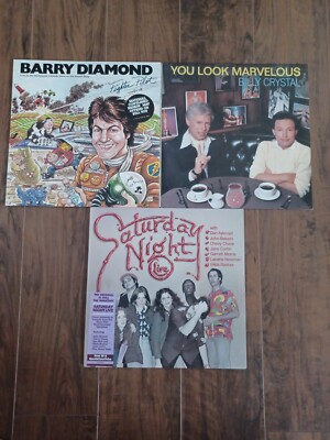 Lot of 4 Vinyl Comedy LPs - Saturday Night Live Barry Diamond Crystal ...