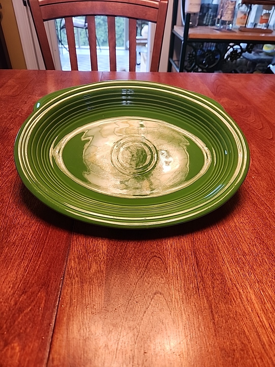 Fiesta Ware Oval Serving Platters Chartreuse Green 1998 2 Platters | eBay