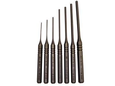 7 Piece Steel Roll Spring Punch Set, Drive Pins In or Out, Ideal for ...