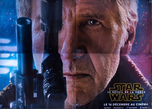 THE FORCE AWAKENS D Huge French 4SH DS Rolled Vintage Movie Poster ...