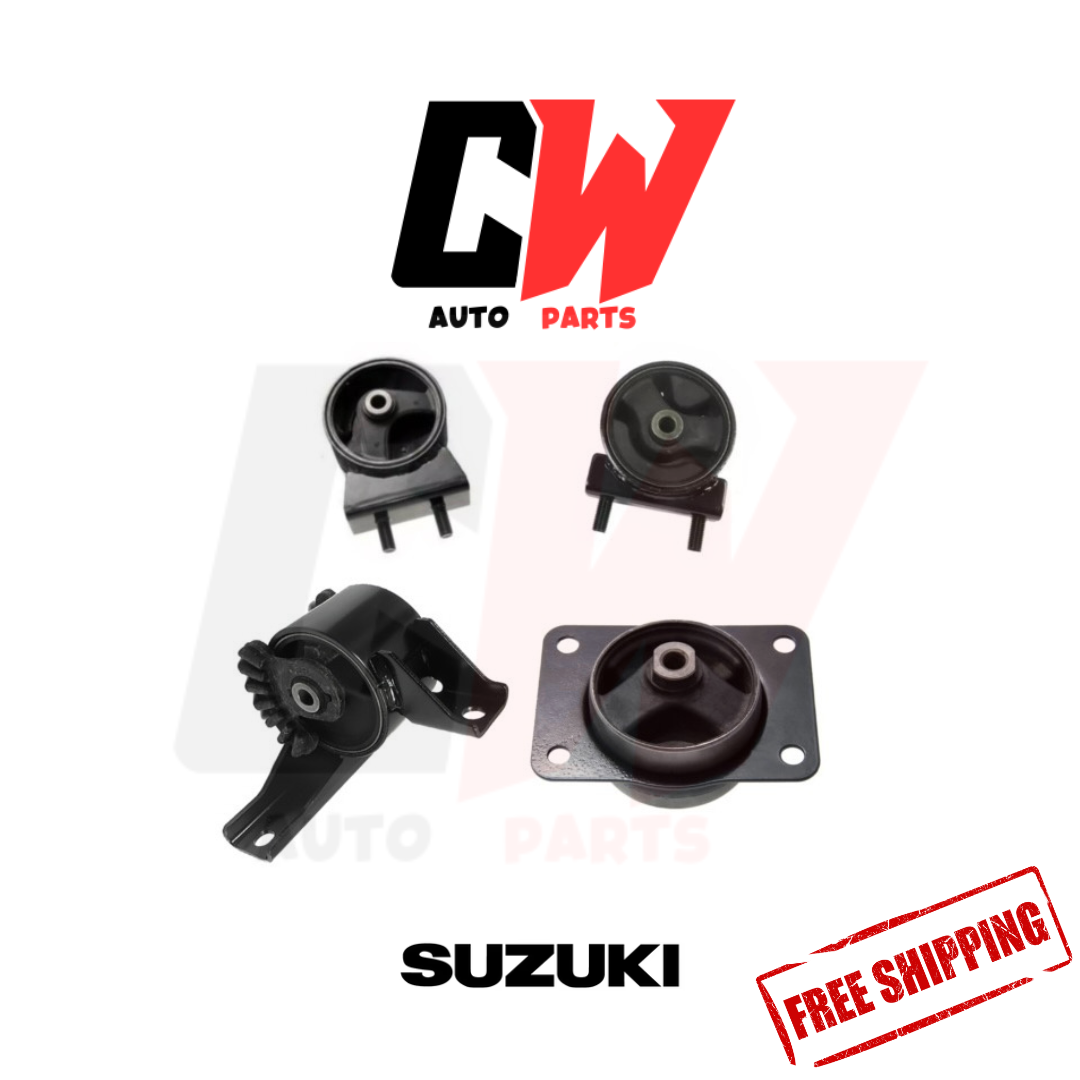 ENGINE MOTOR MOUNT SET SUZUKI SX4 2.0LT 2007-2009 4PCS W/ AUTOMAIC ...