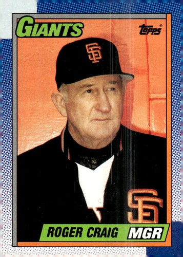 1990 Topps #351 Roger Craig -MANAGER- San Francisco Giants | eBay
