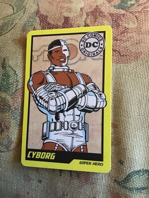 DC Comics Arcade Heroes and Villains Cyborg Card - Barcoded | eBay