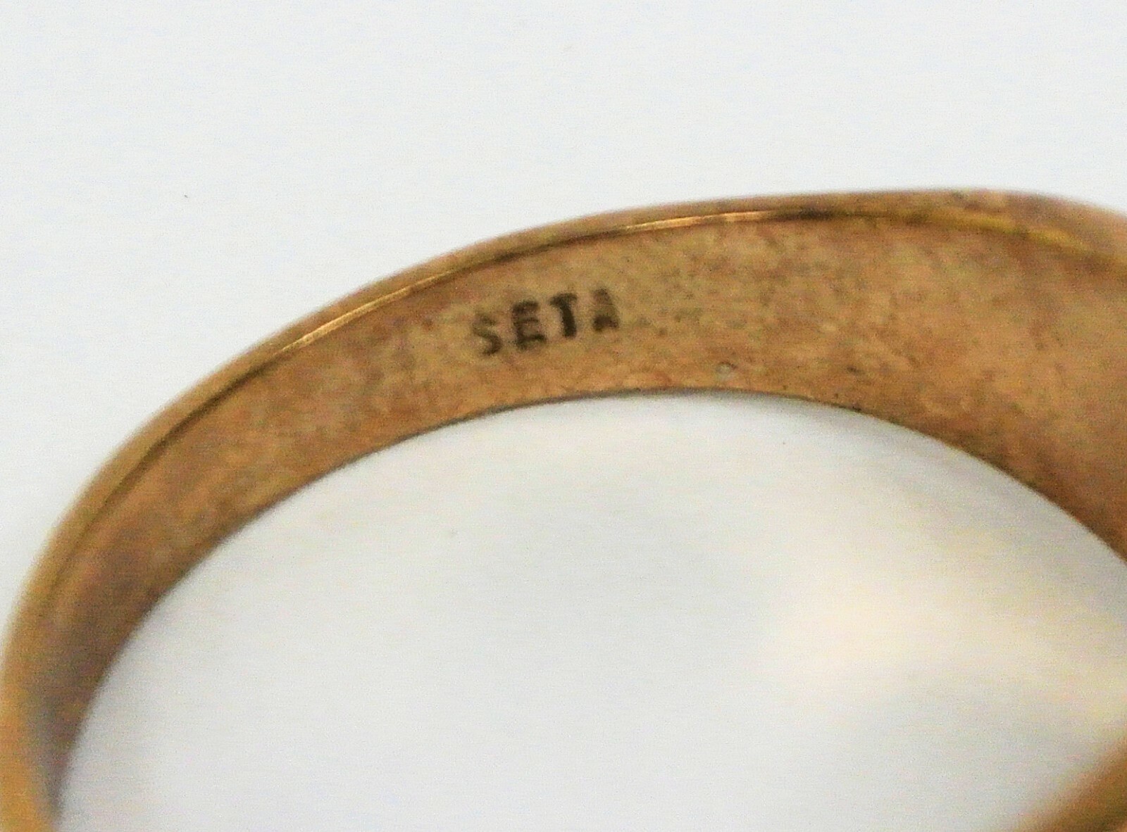 SETA Men's Ring - Large Cubic Zirconia White & Yellow Gold Plated - Size 12.5 | eBay