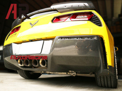 Carbon Fiber Rear Diffuser OE Style for 2014-2018 Corvette C7 Stingray ...