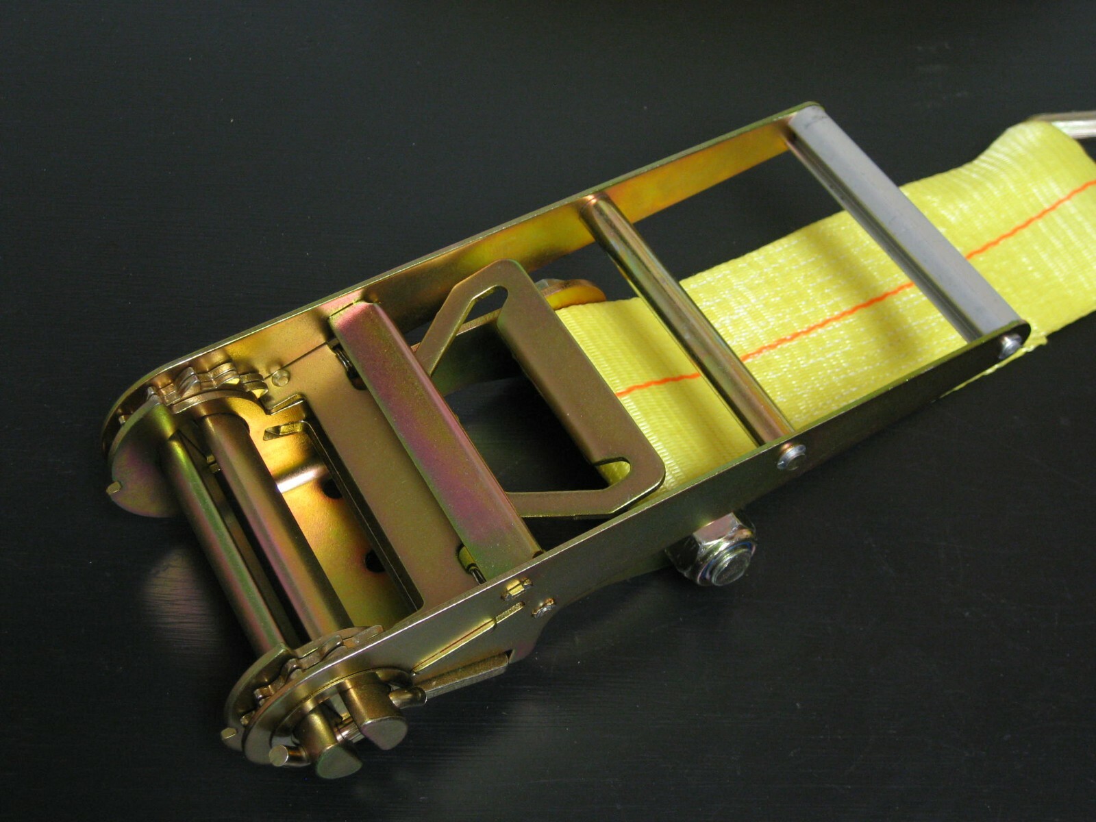 4" x 30' Ratchet Strap w Chain Truck Trailer Stake Pocket Tie Down ...