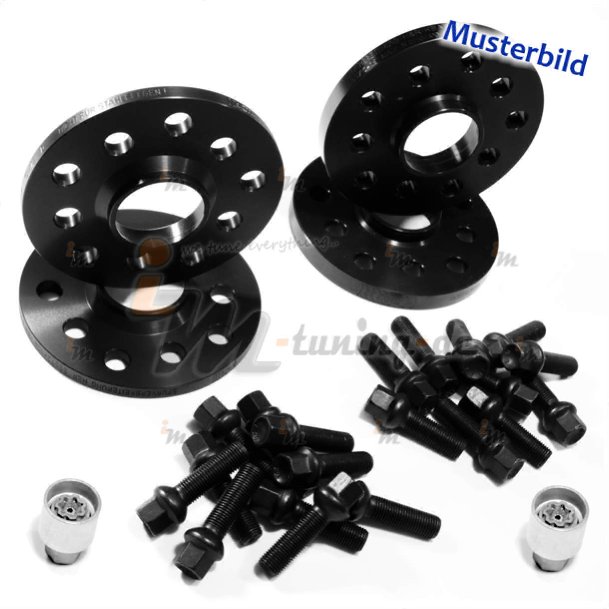 H&R Spurplatten schwarz VA 20mm & HA 30mm für VW Passat A32 A33 :: 11 ...