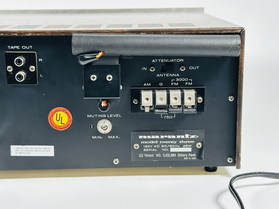 Marantz Model Twenty Three (23) AM FM Stereophonic Tuner - Working ...