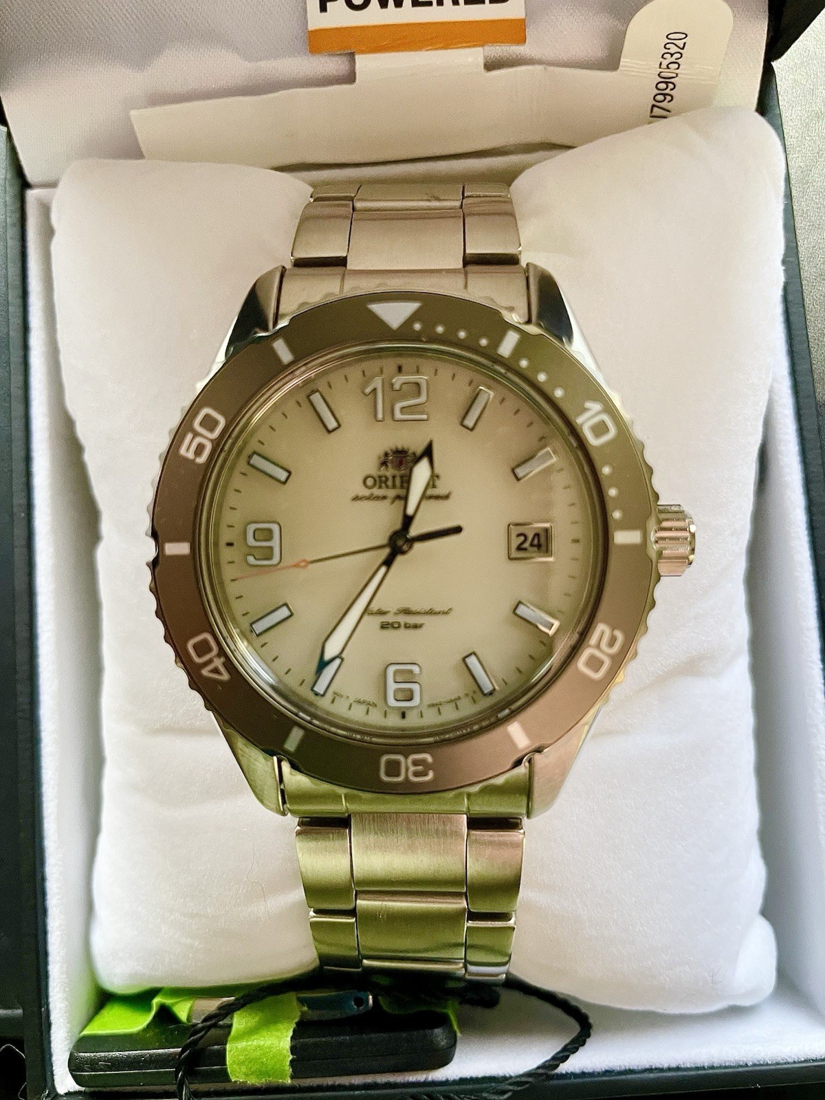 Orient Calibre VS422 Solar Movement Men’s Watch | eBay