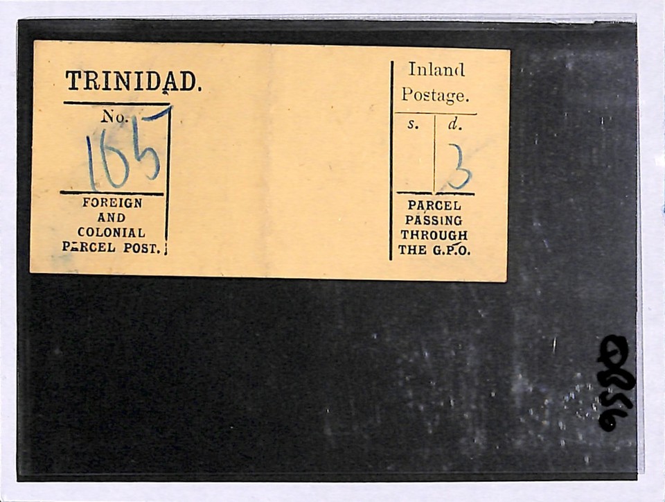 GB FOREIGN & COLONIAL PARCEL POST LABEL *TRINIDAD* {samwells-covers ...