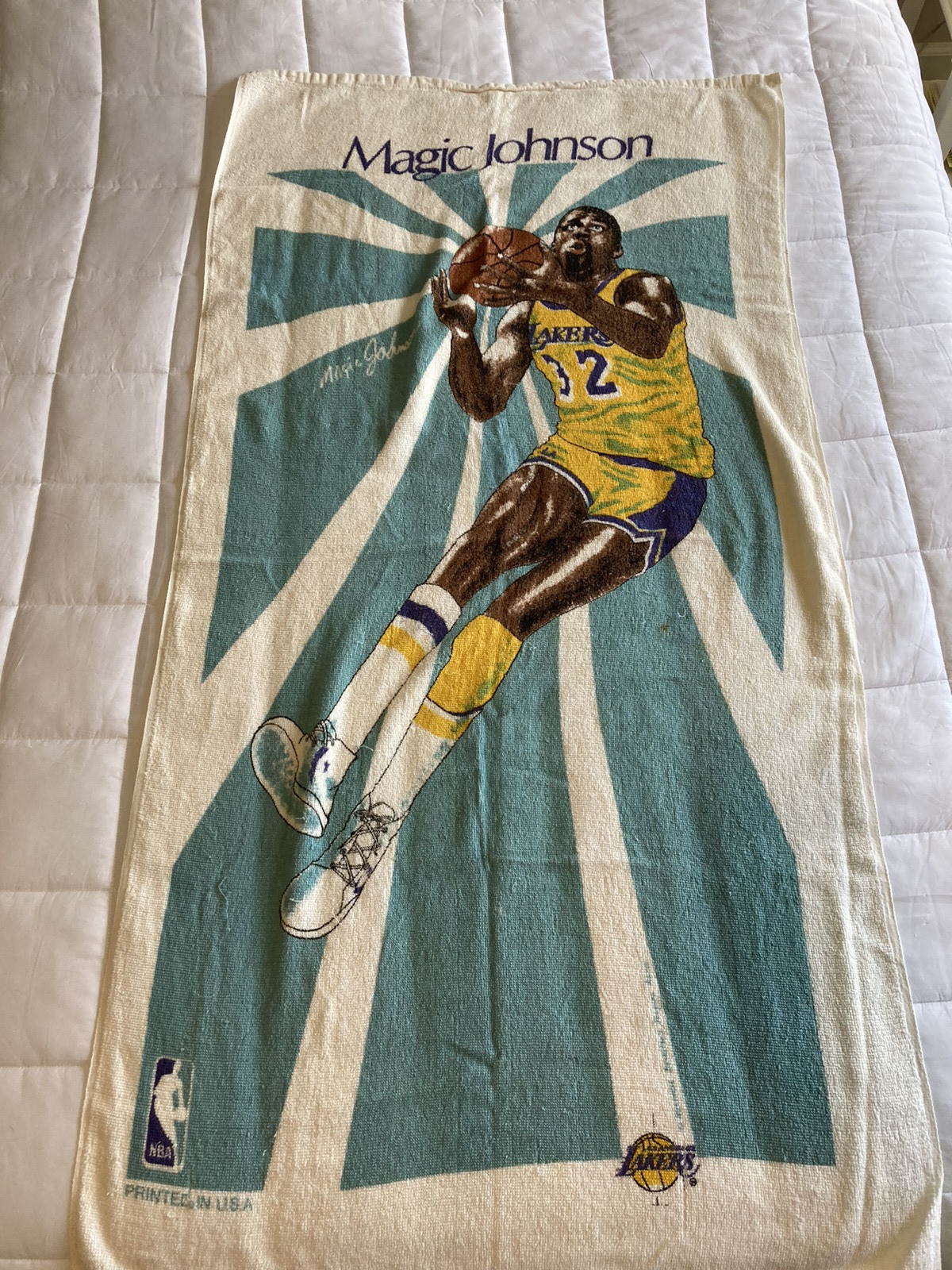RARE - MAGIC JOHNSON Towel and other items | eBay