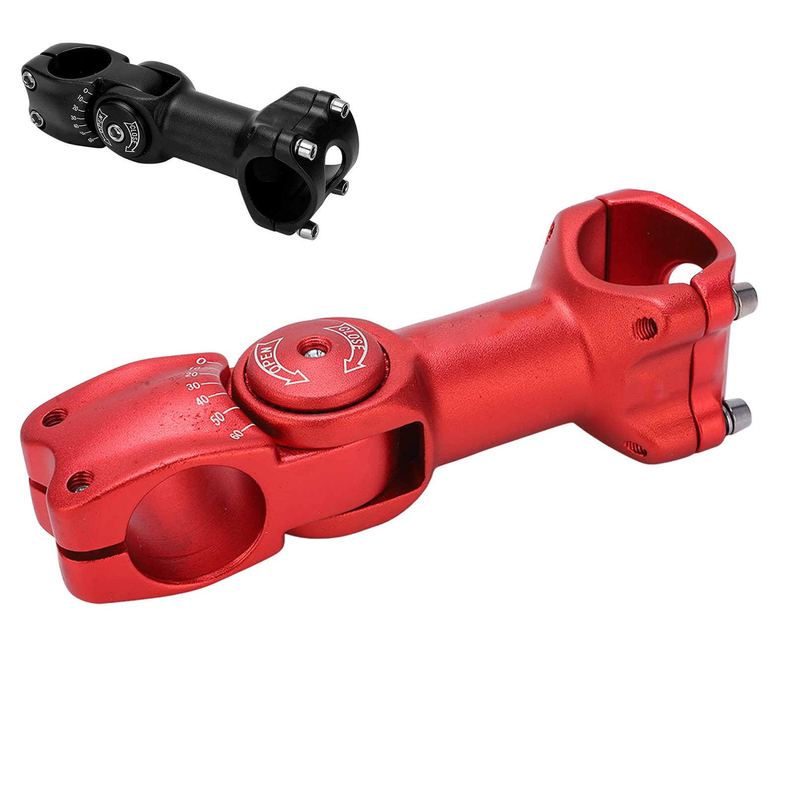 LeBycle Bike Stem 31.8x110mm 60 Degree Adjustable Mountain Bike ...