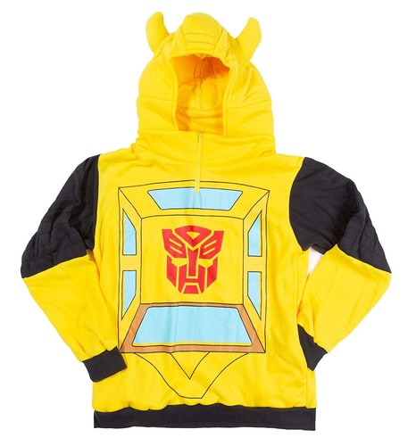 Transformers Bumblebee Officially Licensed Yellow Costume Hoodie SM-2XL ...