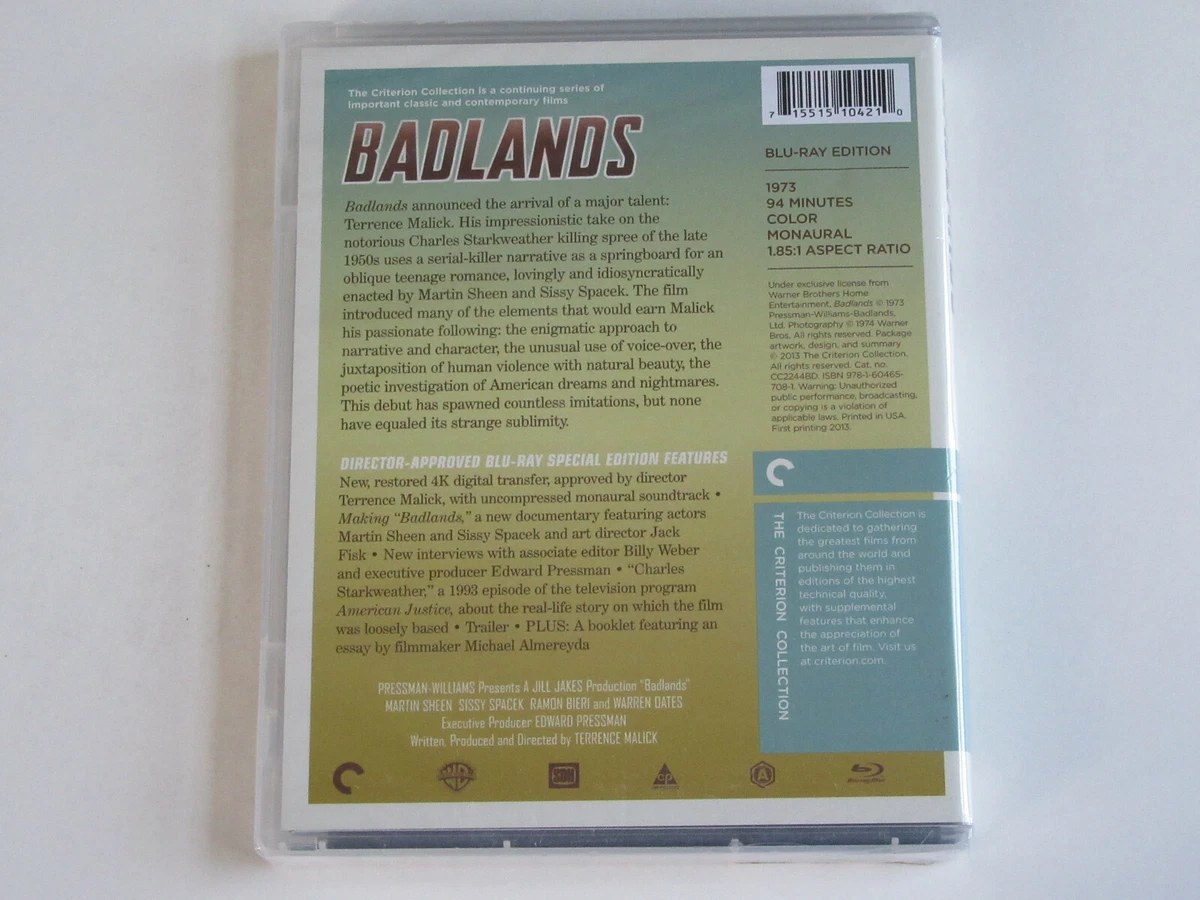 Badlands Criterion