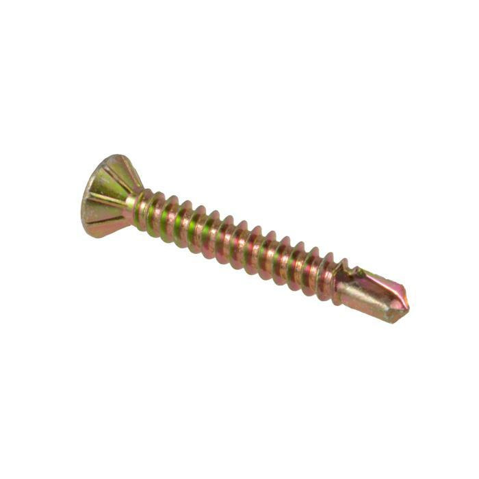 Qty 200 Countersunk Rib Phillip 8g-18 x 20mm Zinc ZY Self Drilling ...