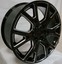 26 Chevy Replica Wheels Black Milled Rims Fit Yukon Sierra Tahoe ...