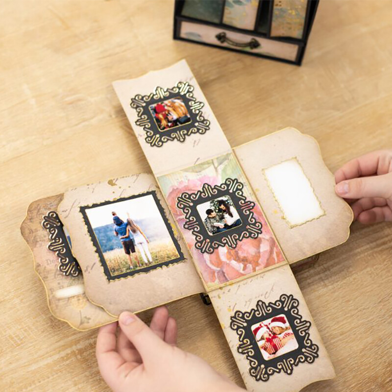 3D Box Metal Cutting Dies For DIY Scrapbooking Embossing Handmade Gift ...