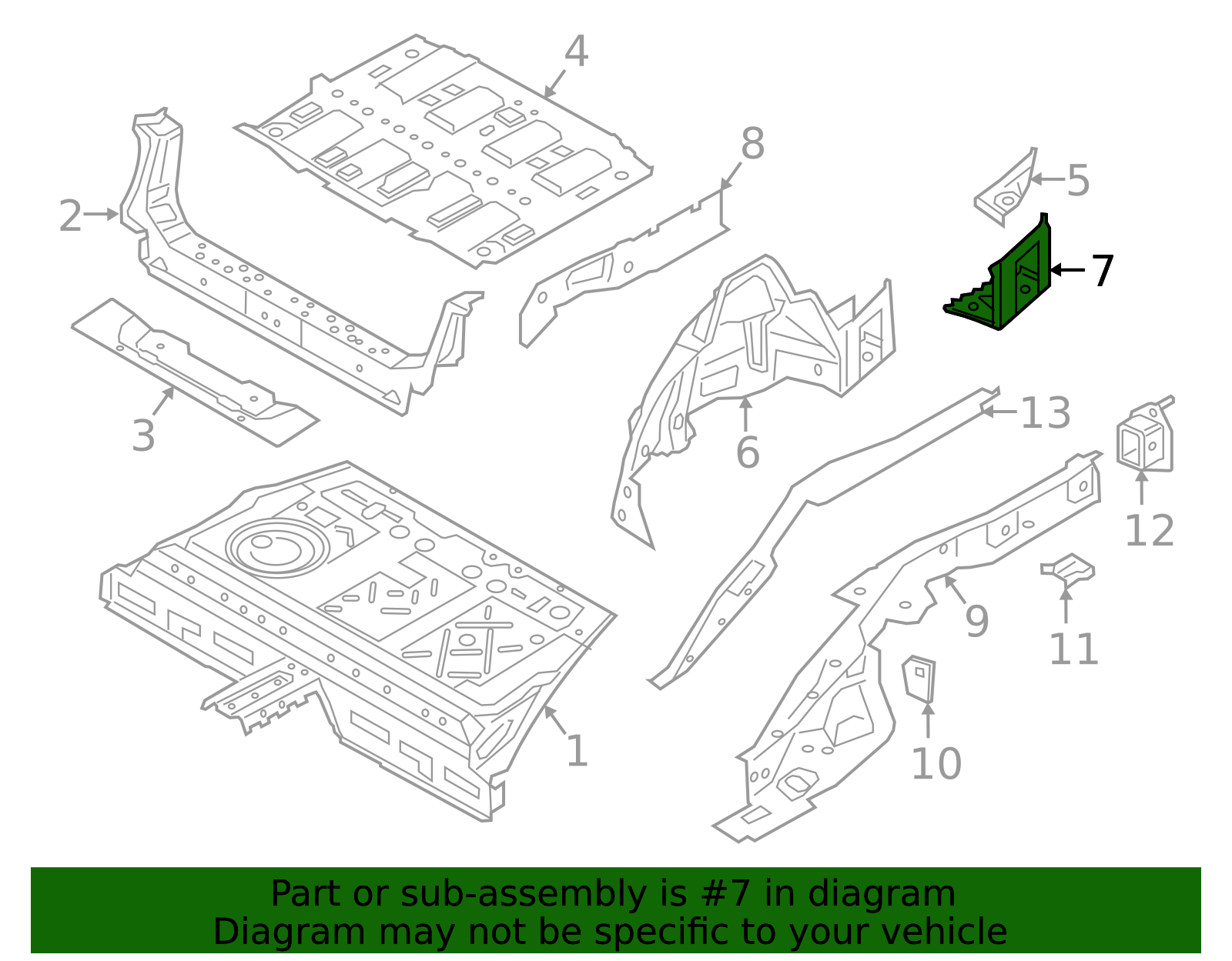 Genuine BMW Inner Wheelhouse Extension 41007954266 for sale online | eBay