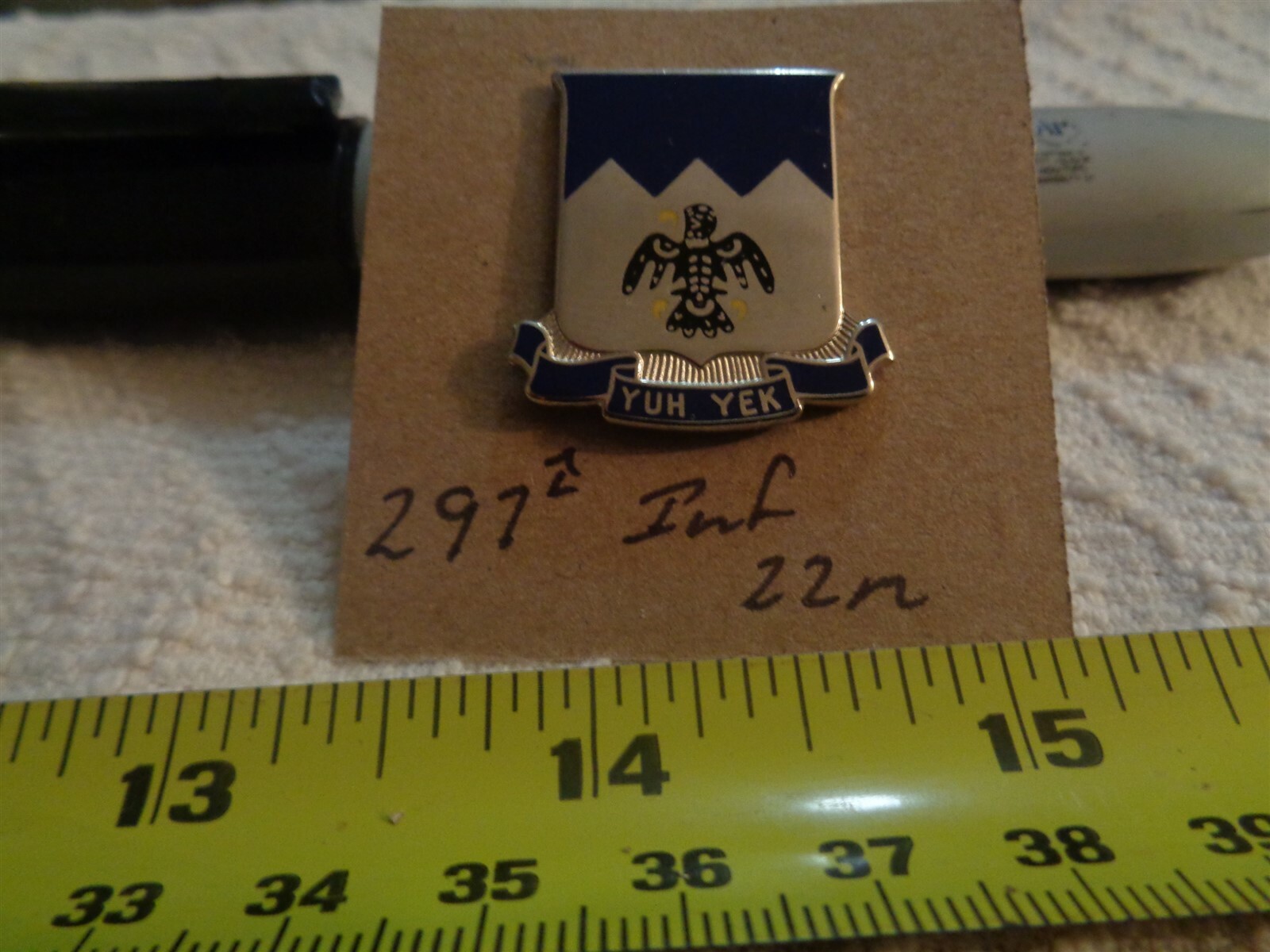 297th Infantry 22M Unit Crest, DI, DUI (DRAW#F5) | eBay