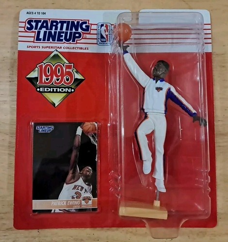 1995 Patrick Ewing New York Knicks Starting Lineup Basketball Figure w ...