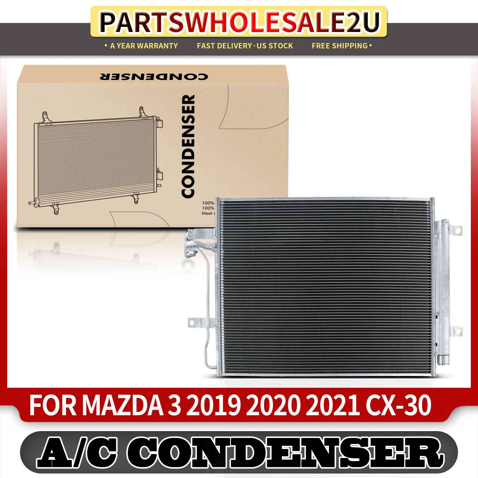 A/C AC Condenser w/ Receiver Drier for Mazda CX-30 Mazda 3 L4 2.0L 2.5L ...