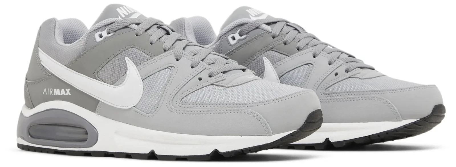 Nike Air Max Command Sneakers Retro Grey Trainers White Swoosh Men Size ...