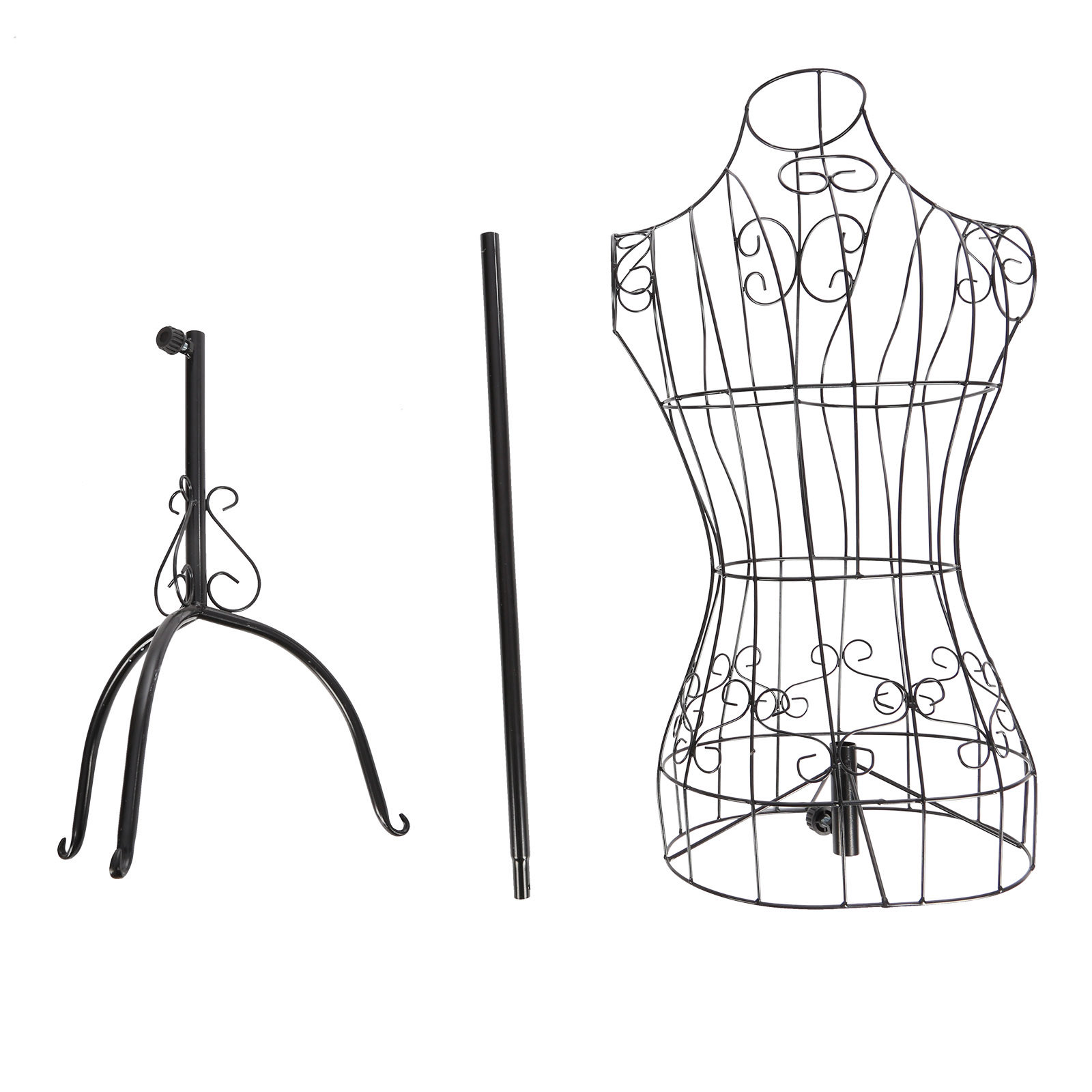 Adjust Female Mannequin Stand Designer Metal Model Iron Tailor Display ...
