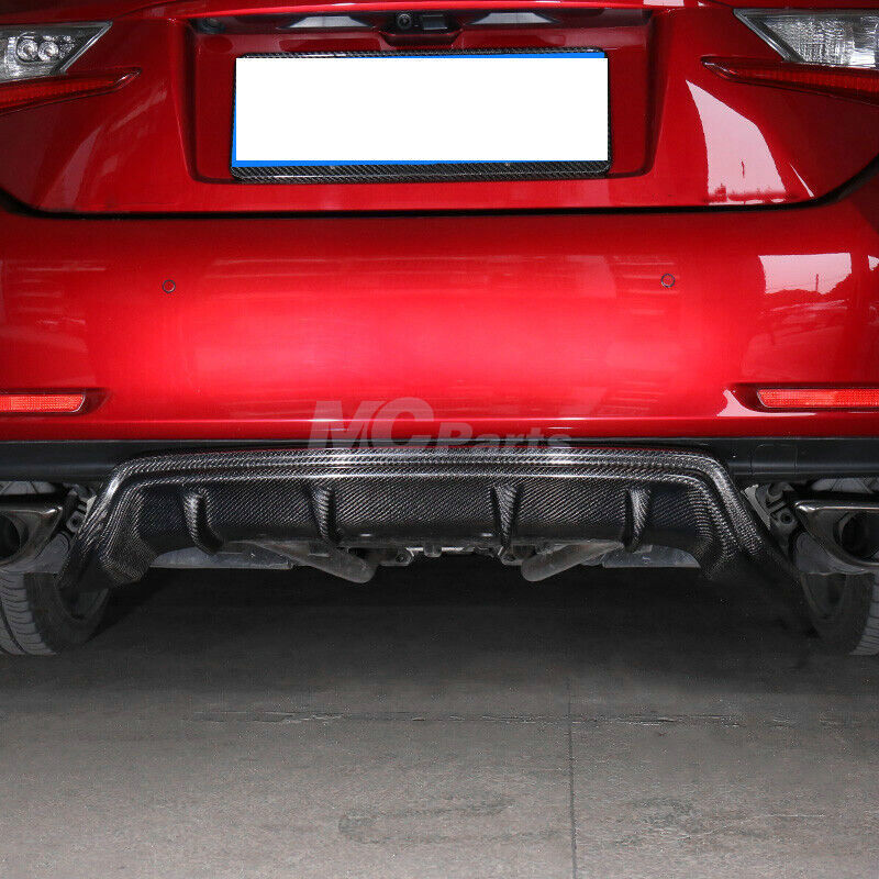 Fits 15-18 Lexus RC RC300 RC200t F-Sport Rear Bumper Diffuser Real ...