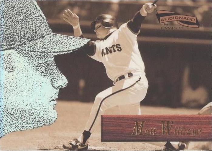1996 Pinnacle Aficionado - Matt Williams #66 for sale online | eBay