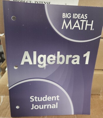 Big Ideas Math Algebra 1: Student Journal 9781608408528 | eBay