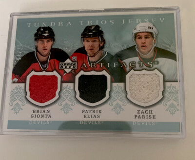 Artifacts Tundra, Brian Gionta/Patrick Elias/Zach Parise,NJ Devils,#T3 ...