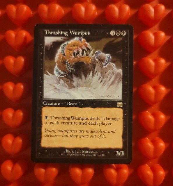 MTG Thrashing Wumpus Mercadian Masques 166/350 Regular Rare for sale ...