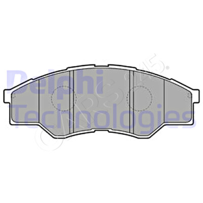 DELPHI Disc Brake Pad Set For TOYOTA Hilux VII Pickup 05- 04465-0K160 ...