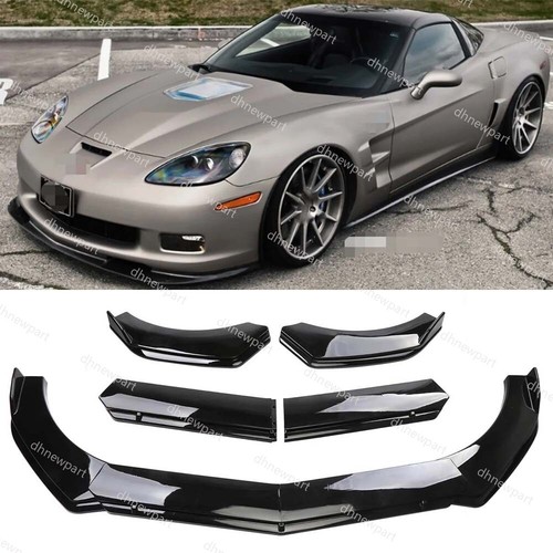 For Chevy Corvette C5 C6 1997-13 Carbon Front Bumper Lip Splitter ...