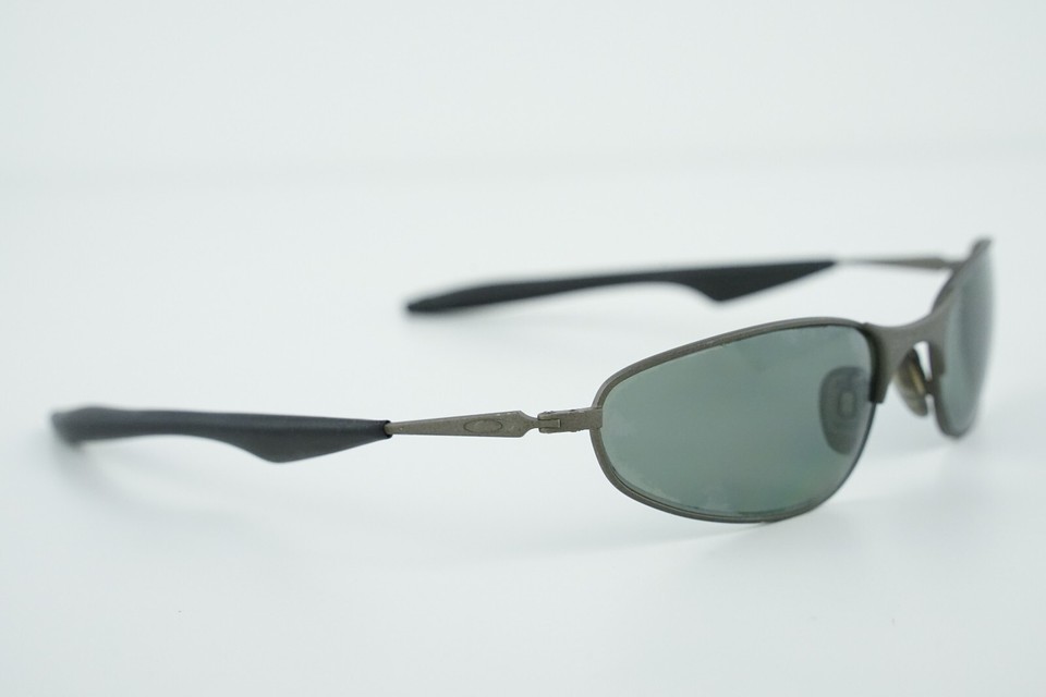 1st Gen. Oakley A Wire 1.0 Matte Gunmetal/Black Iridium Polarized ...