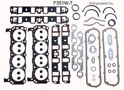 **Engine Rebuild Kit** Ford 351W 5.8L OHV V8 Windsor 77 78 79 80 81 82 ...