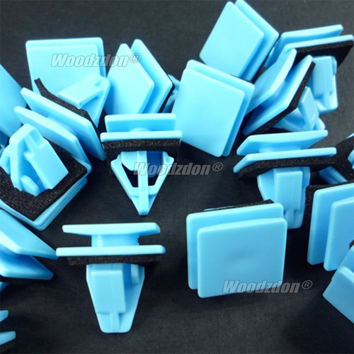 50x Rocker Panel Moulding Clip Sealer Blue Retainer Fits For Hyundai ...