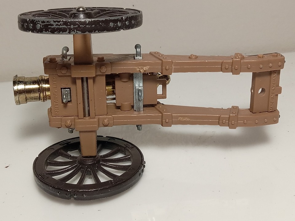 Britains 54mm AWI Gun of the Revolution cannon w/ Britains Colonial ...