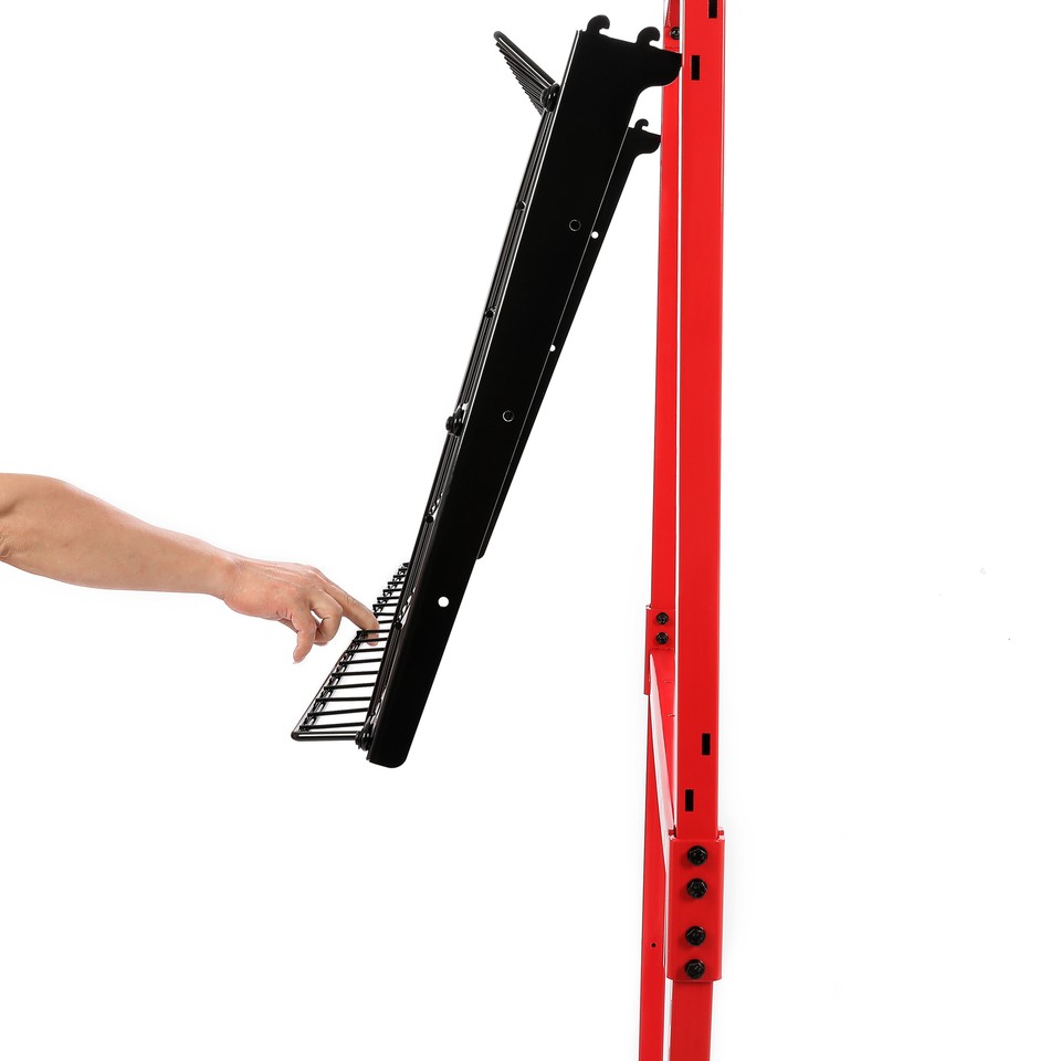 Parts Management Storage Cart Auto Body Rolling Parts Storage Rack ...