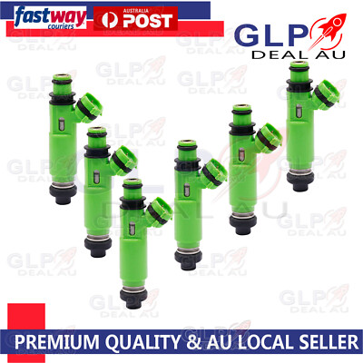 6 FUEL INJECTORS for MITSUBISHI TRITON MK 6G72 3.0L V6 98-06 Challenger ...