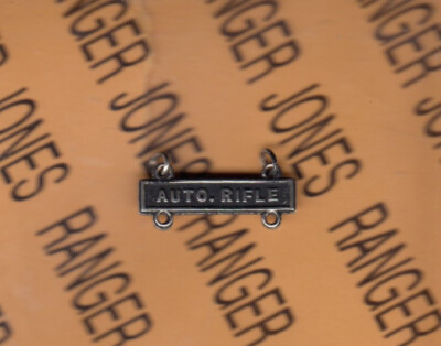 US Army Marine Corps Marksmanship AUTO. RIFLE BSB hanger tab badge | eBay