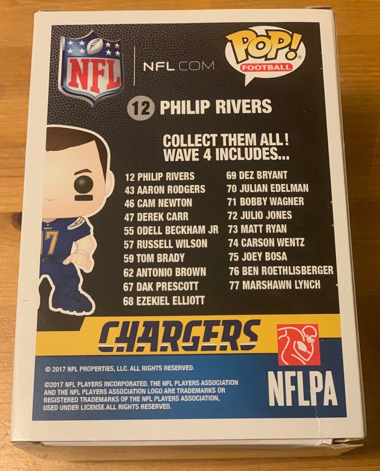 Funko NFL Pop Vinyl - PHILIP RIVERS San Diego Chargers - Special ...