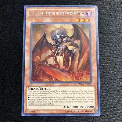 Scarm, Malebranche Of The Burning Abyss DUEA-EN082 Yugioh! NM Unlimited ...